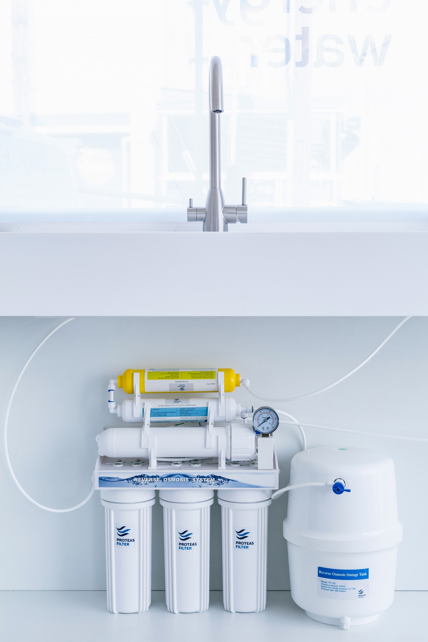 Αντίστροφη όσμωση 6 σταδίων χωρίς αντλία - Proteas Filter επαγγελματικά ...