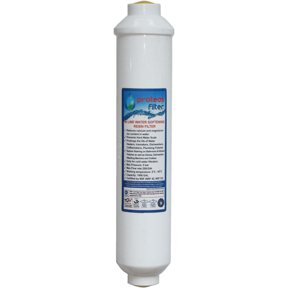 In line water softening filter - Proteas Filter επαγγελματικά & Οικιακά ...