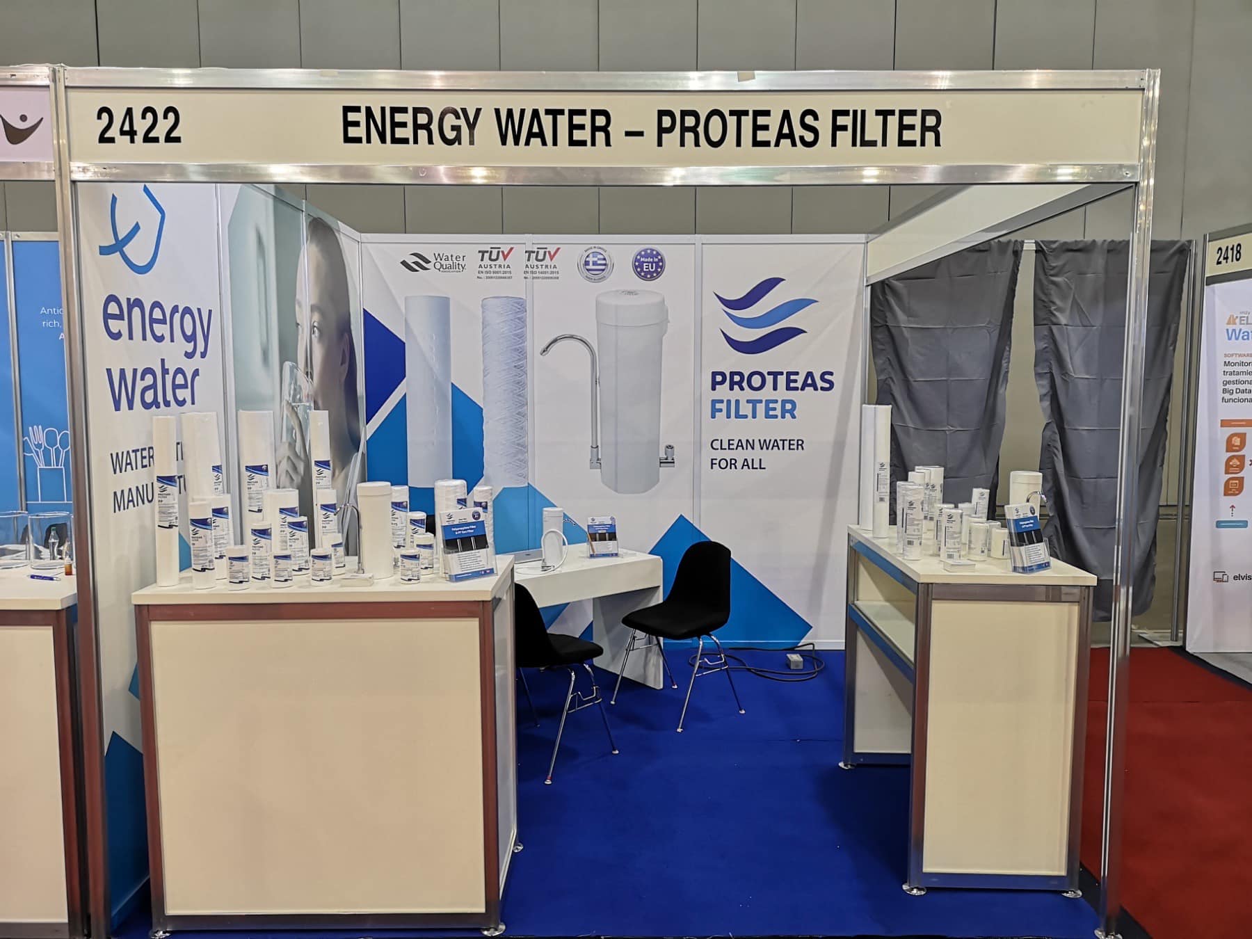The participation of Energy Water - Proteas Filter in AQUATECH MEXICO ...